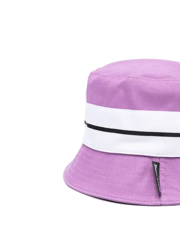Palm Angels Striped Trim Bucket Hat