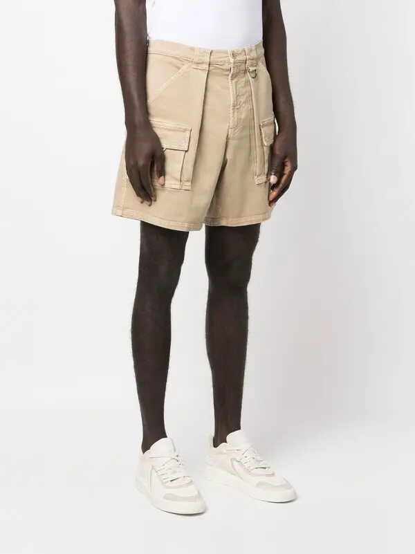 Moschino D-ring Detail Cargo Shorts - Brown