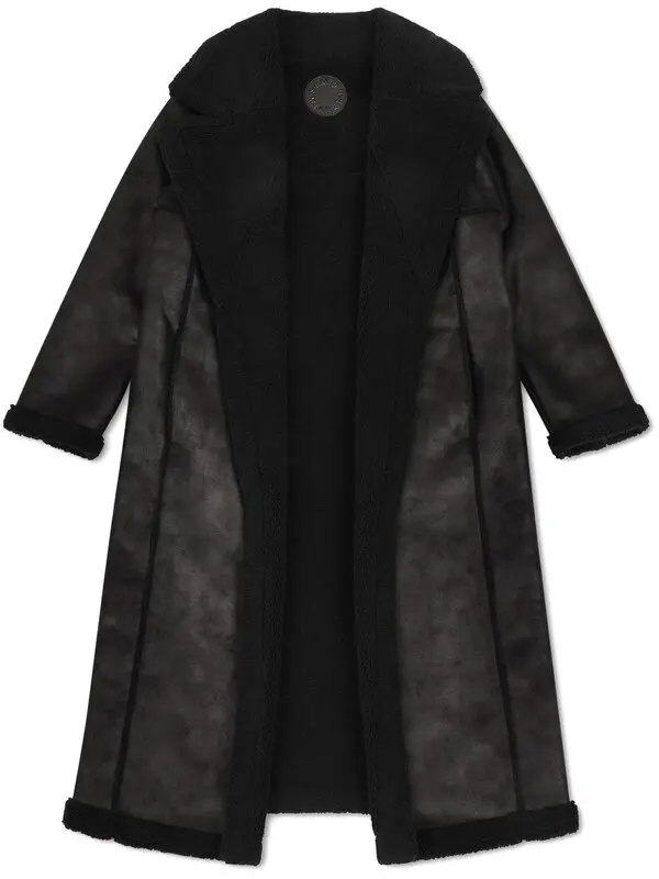 SIMONMILLER Jetz Faux-shearling Mid Coat
