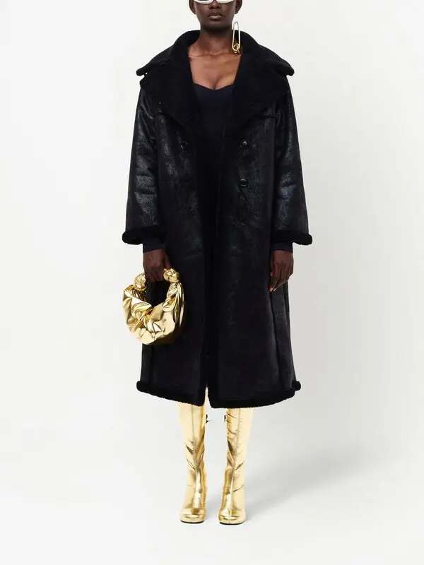SIMONMILLER Jetz Faux-shearling Mid Coat