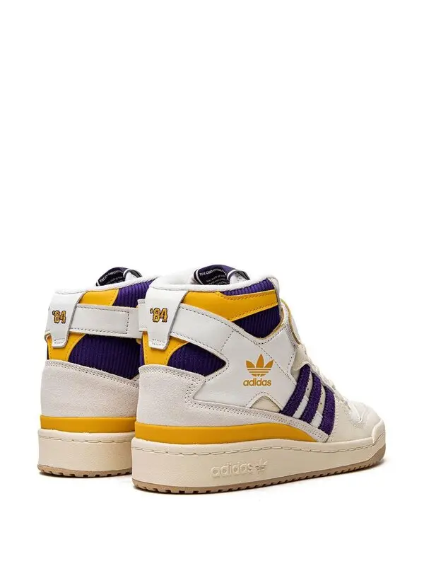 Adidas Forum 84 High Lakers Sneakers - White | Editorialist