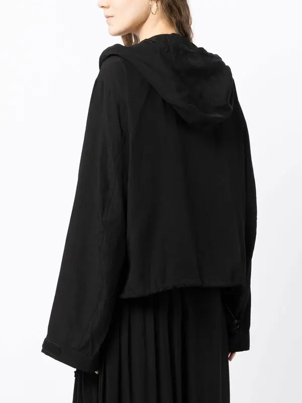 Yohji Yamamoto Lace-up Hoodie