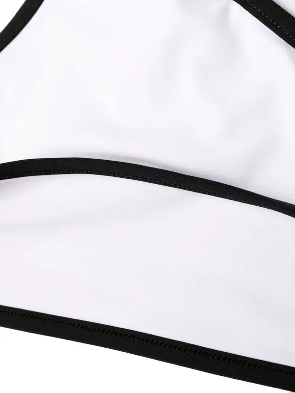 NOIRE SWIMWEAR Crossover-straps Balconette Bikini Set - White