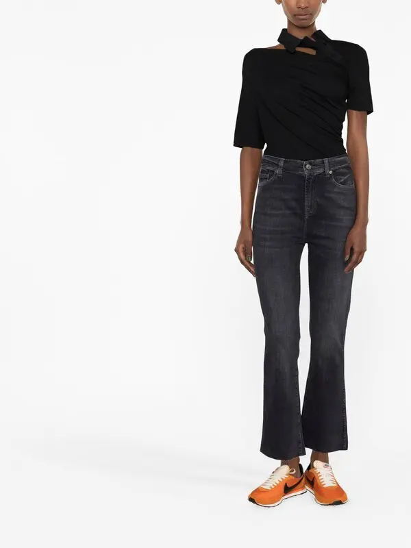 7 For All Mankind Cropped Flared Jeans
