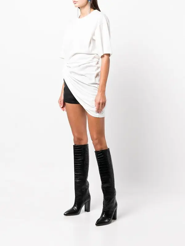 Alexander Wang Draped-waist Asymmetric T-shirt