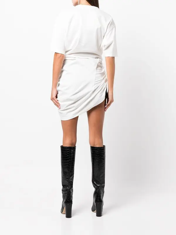 Alexander Wang Draped-waist Asymmetric T-shirt