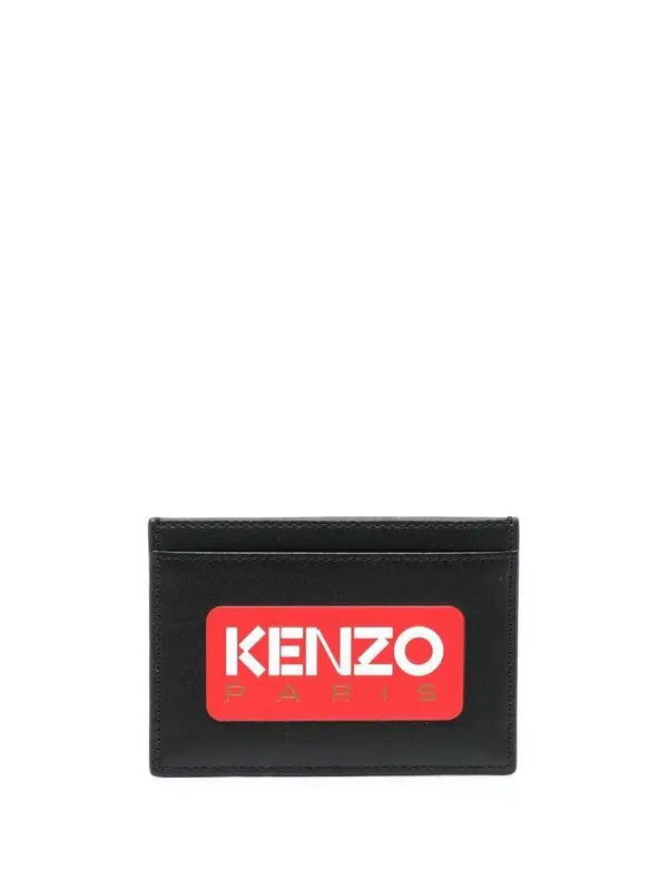Kenzo Logo-print Leather Cardholder