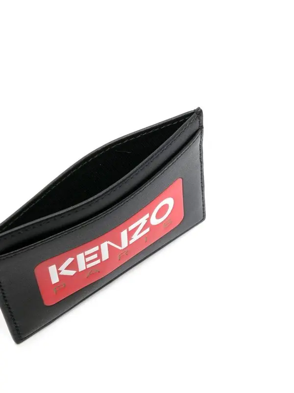 Kenzo Logo-print Leather Cardholder
