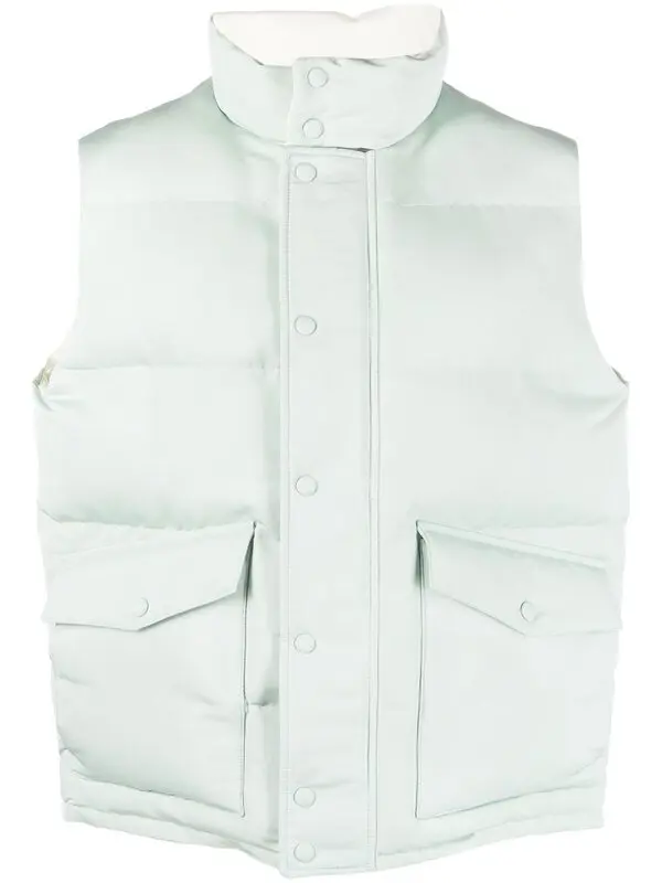 Alexander McQueen Logo-print Gilet - Green