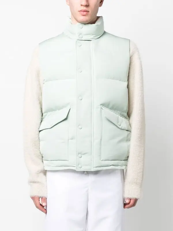 Alexander McQueen Logo-print Gilet - Green