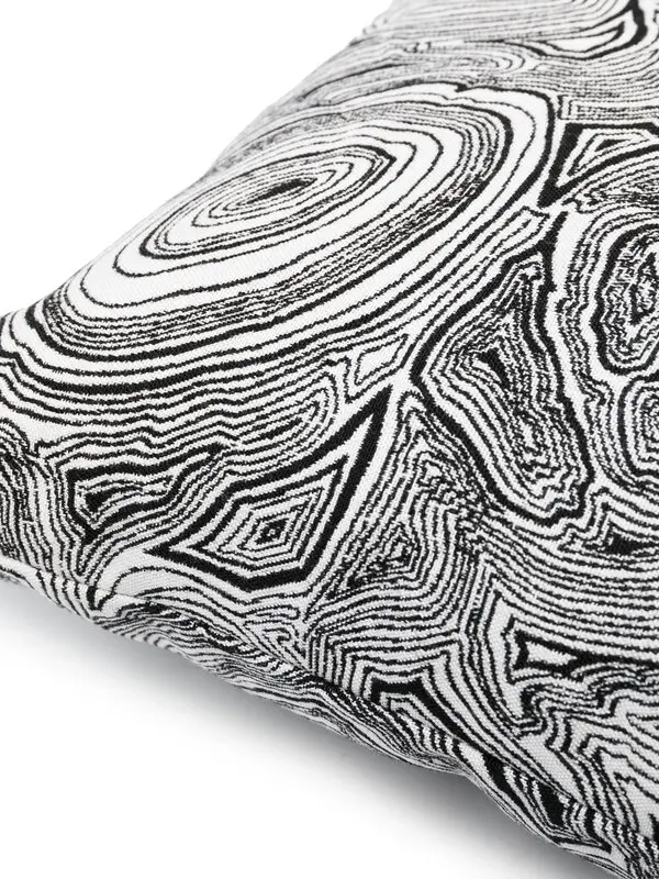 FORNASETTI All-over Graphic-print Cushion - Black