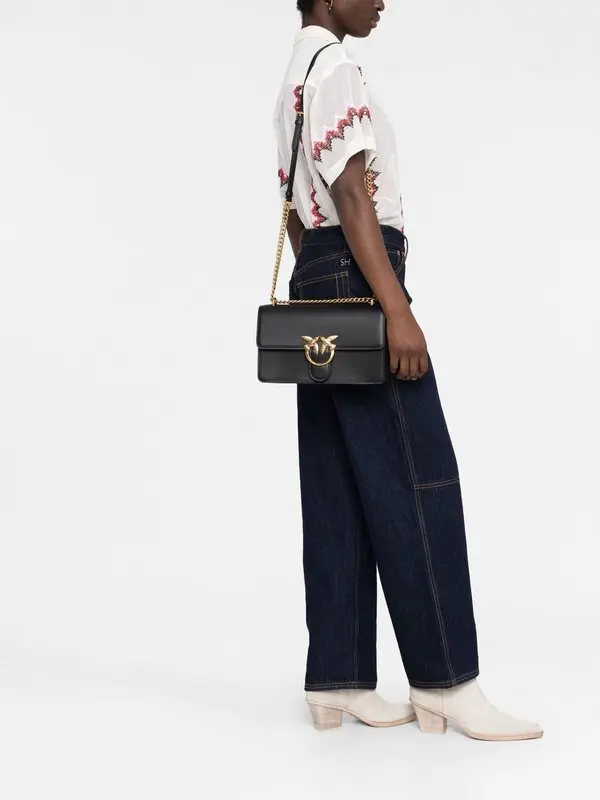 Pinko Love One Classic Crossbody Bag - Black