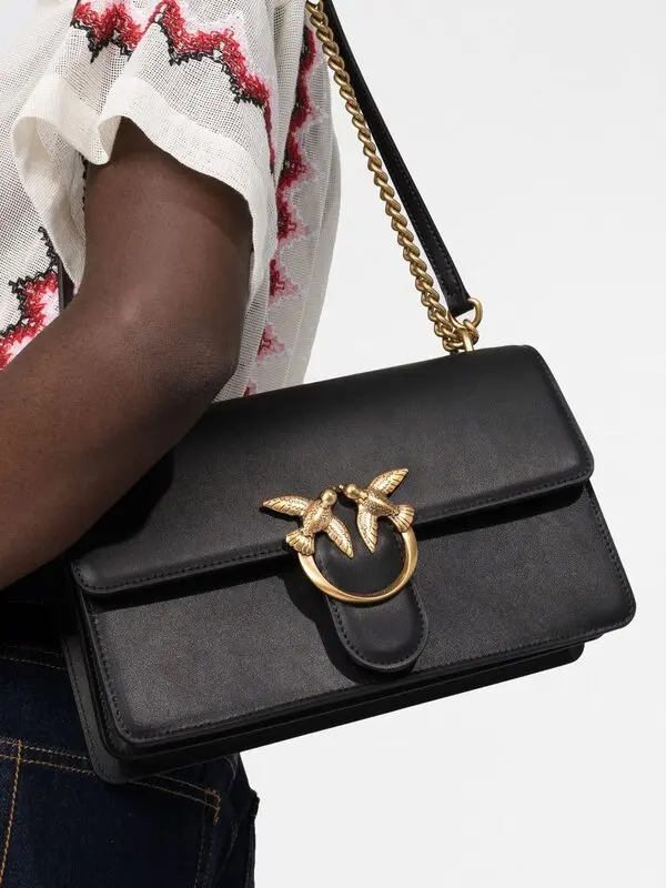Pinko Love One Classic Crossbody Bag - Black
