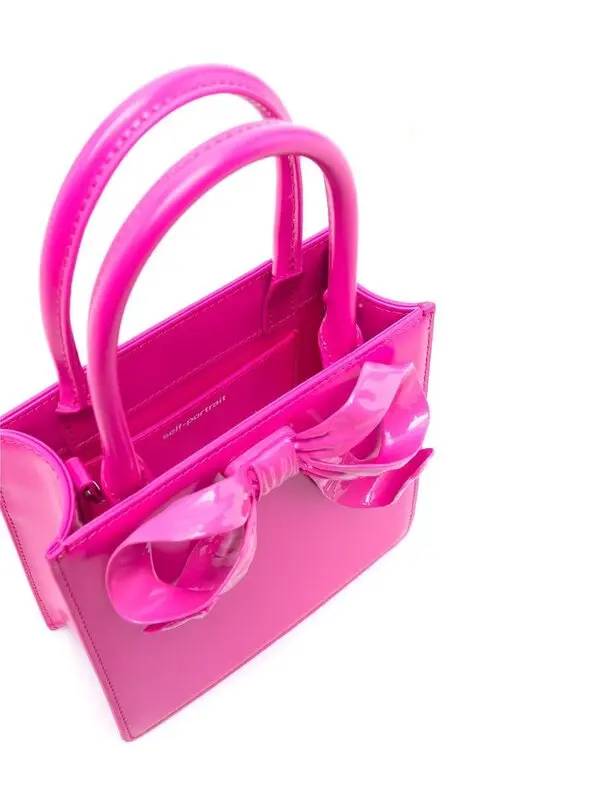 SELF-PORTRAIT Bow Mini Tote Bag