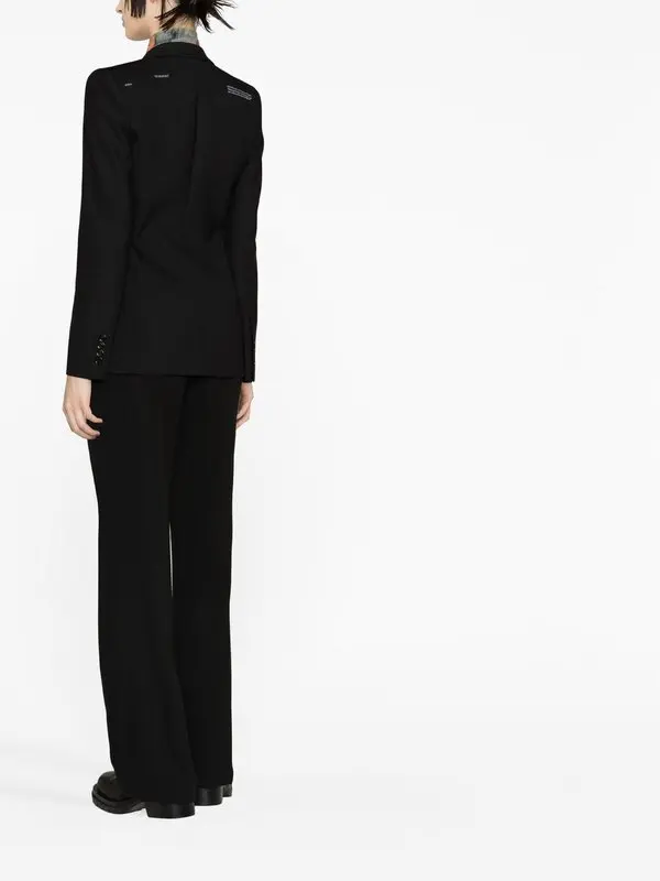 Off-White Tailored Single-breasted Blazer - Black