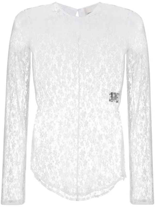 Isabel Marant Toyela Lace Top - White