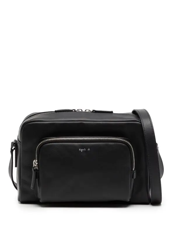 AGNES B. Crossbody Zip-pocket Bag
