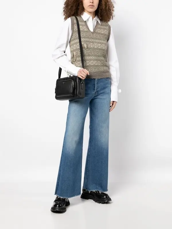 AGNES B. Crossbody Zip-pocket Bag