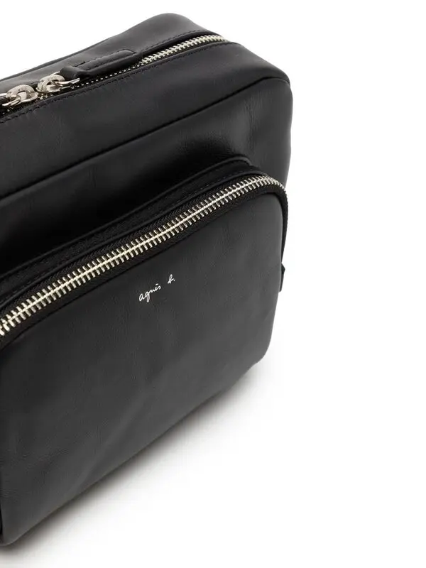 AGNES B. Crossbody Zip-pocket Bag