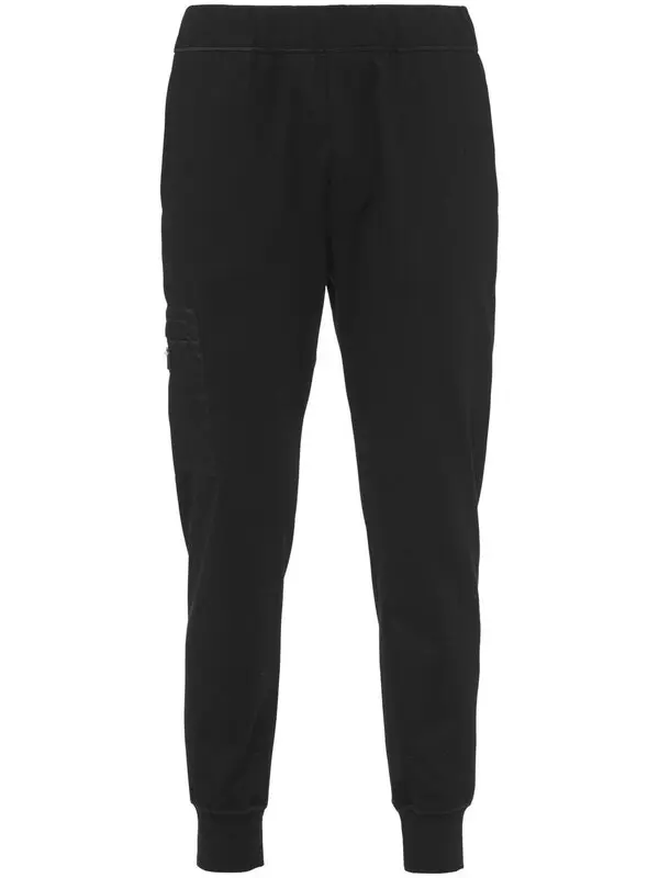 Prada Fleece Track Pants - Black