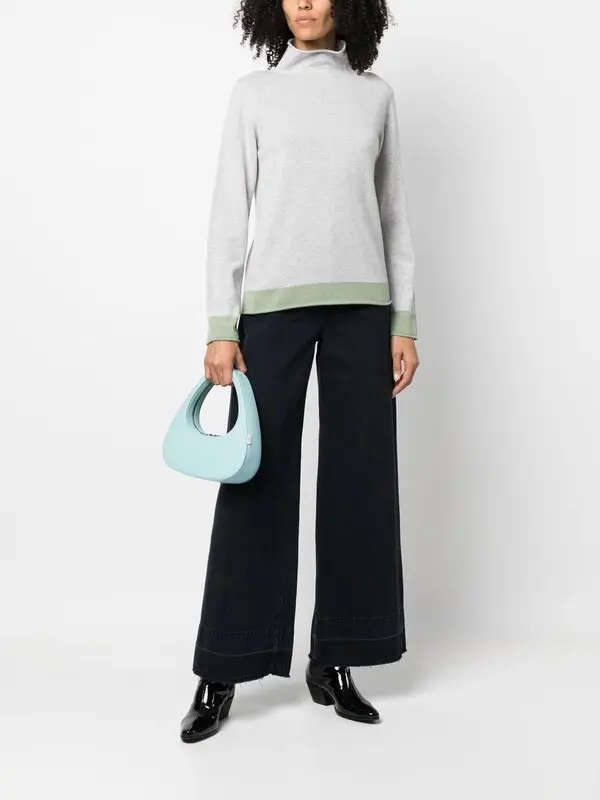 LE TRICOT PERUGIA Funnel-neck Jumper