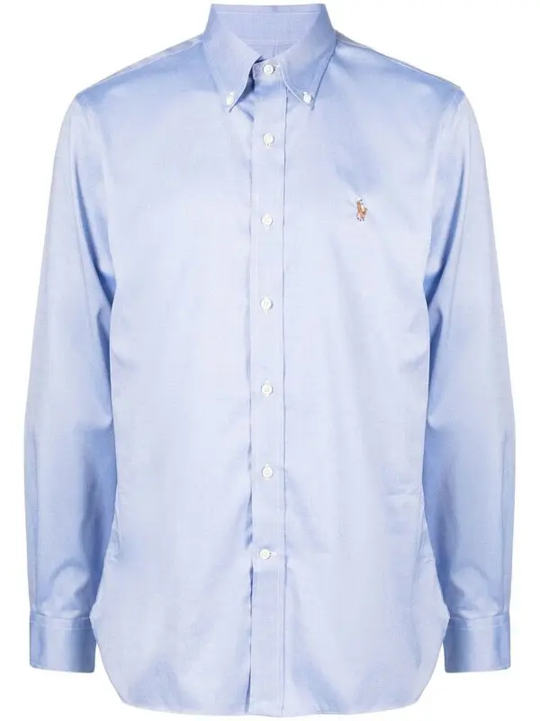 Polo Ralph Lauren Embroidered-logo Shirt - Blue