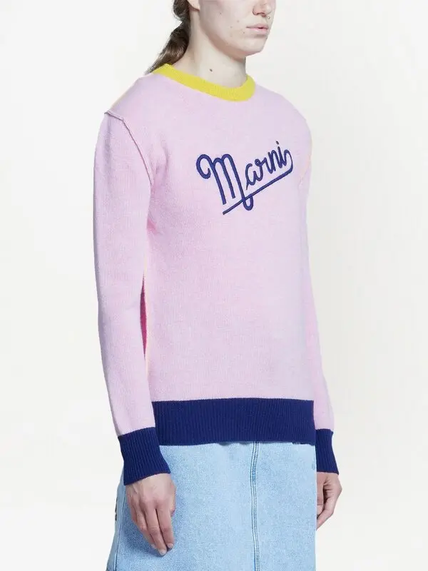Marni Embroidered Logo Jumper