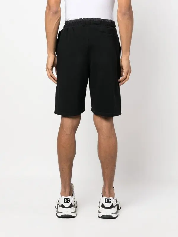 Philipp Plein Logo-plaque Track Shorts - Black