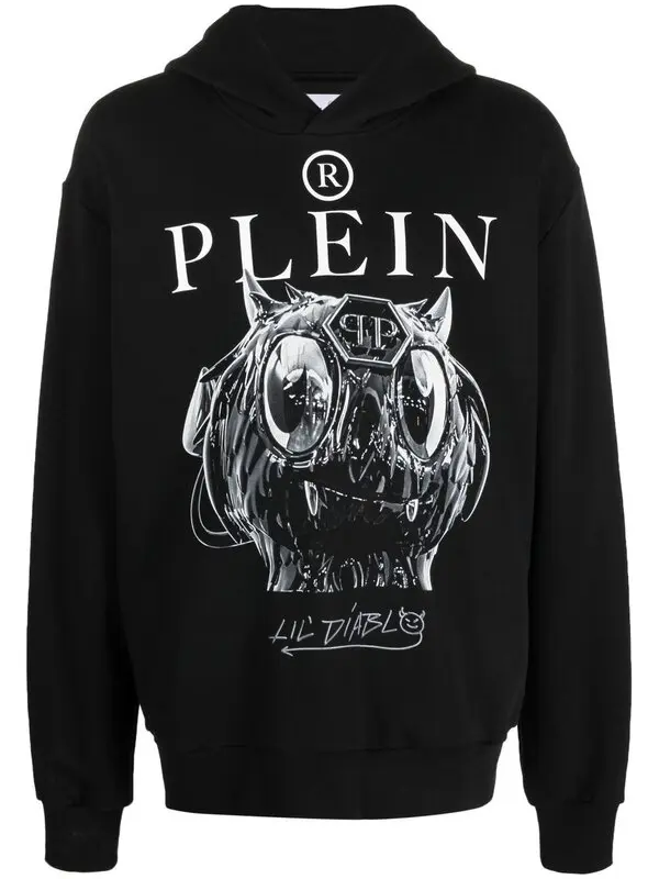Philipp Plein Graphic-print Pullover Hoodie