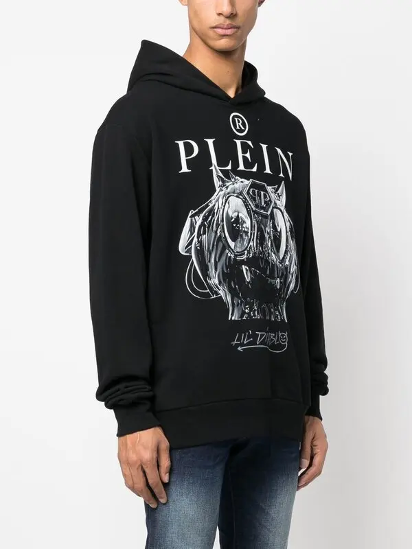 Philipp Plein Graphic-print Pullover Hoodie