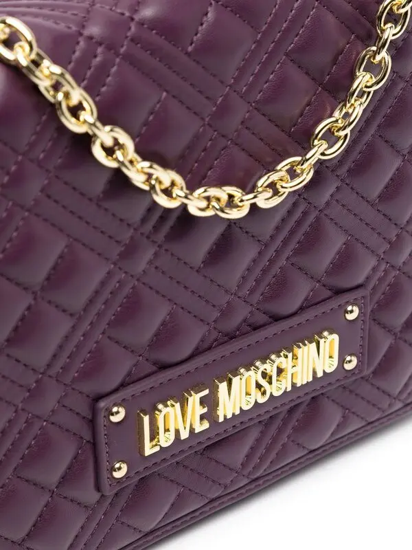 Moschino Diamond-quilted Crossbody Bag