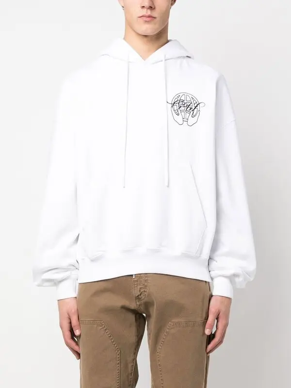 Off-White Hand Arrows Hoodie - White