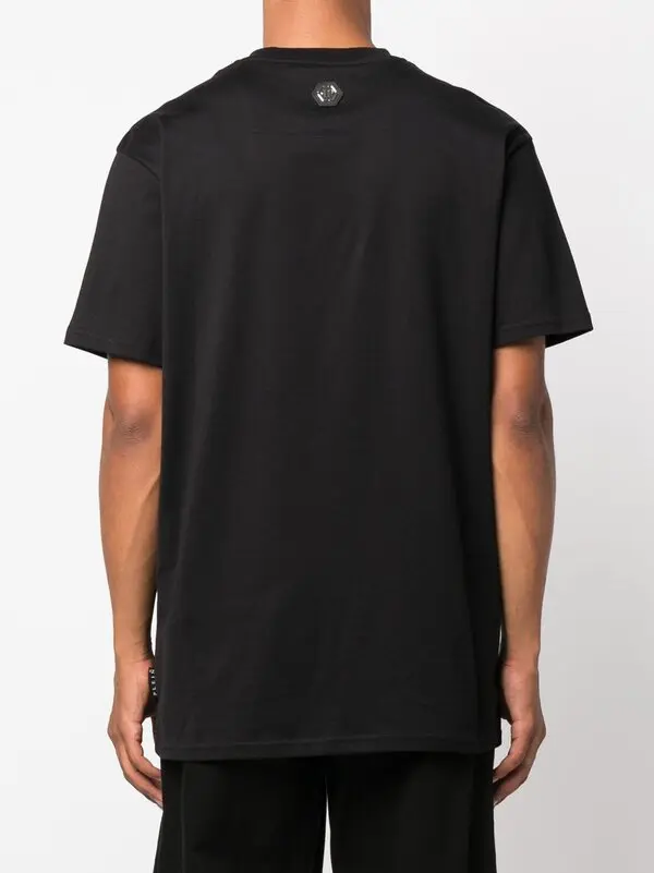 Philipp Plein Skull-print Cotton T-shirt - Black
