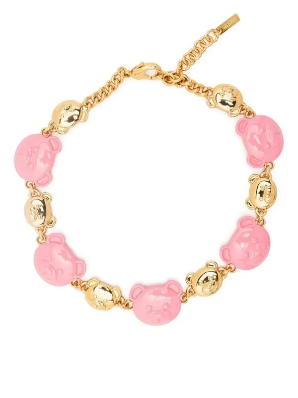 Moschino Teddy Bear Charm Choker