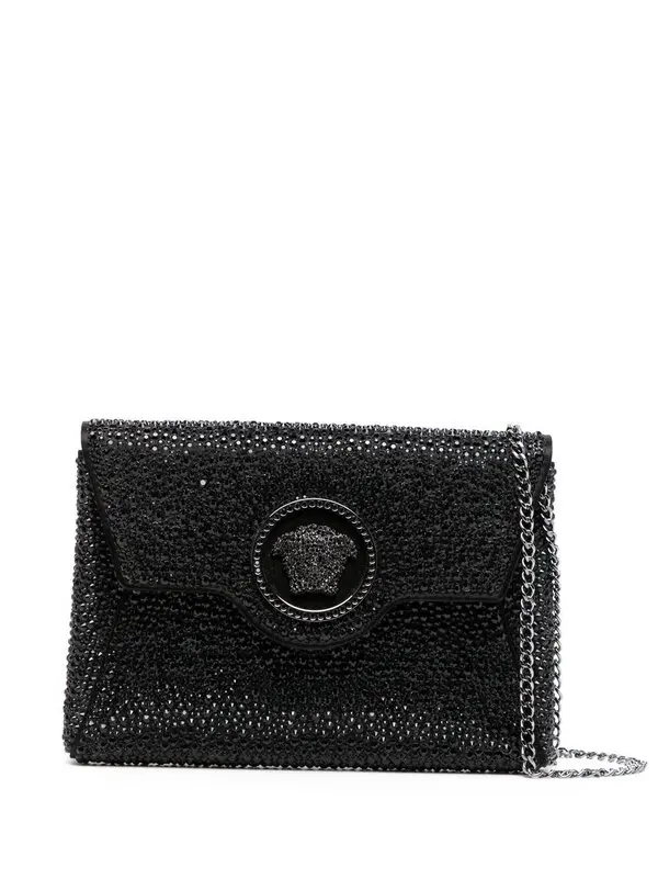 Versace La Medusa Crystal Envelope Clutch