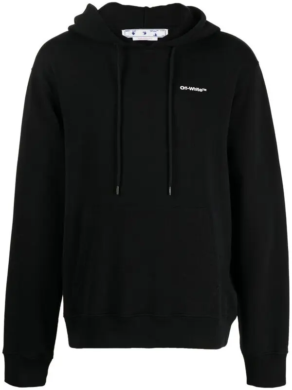 Off-White Diag-stripe Print Hoodie
