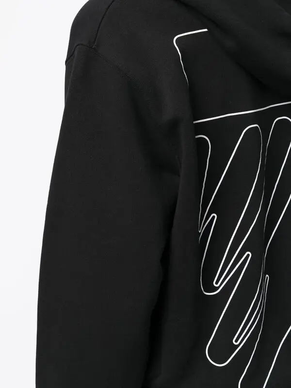 Off-White Diag-stripe Print Hoodie