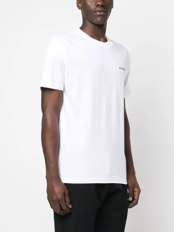 Off-White Wave Outline Diag Print T-shirt