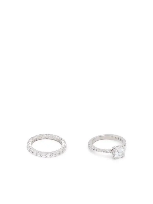 SWAROVSKI Stilla Rings Set - Silver