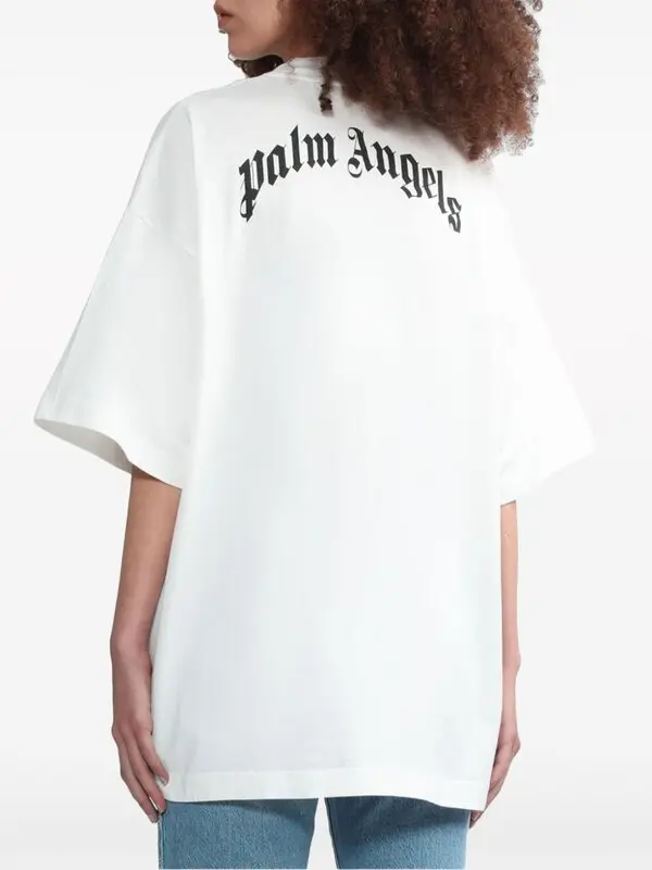 Palm Angels Broken Bear Cotton T-shirt - White