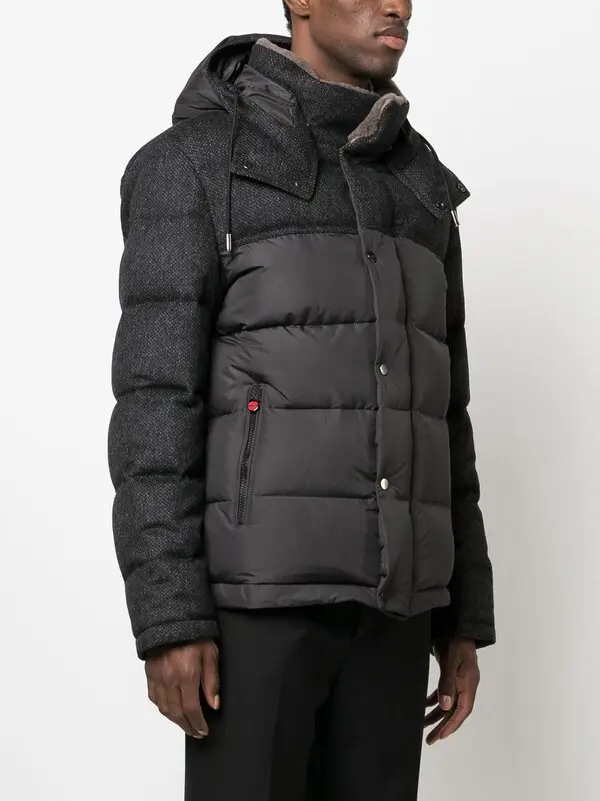 Kiton Hybrid Hooded Puffer Jacket