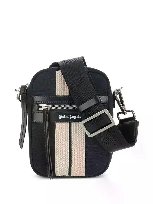 Palm Angels Logo-print Crossbody Bag - Black
