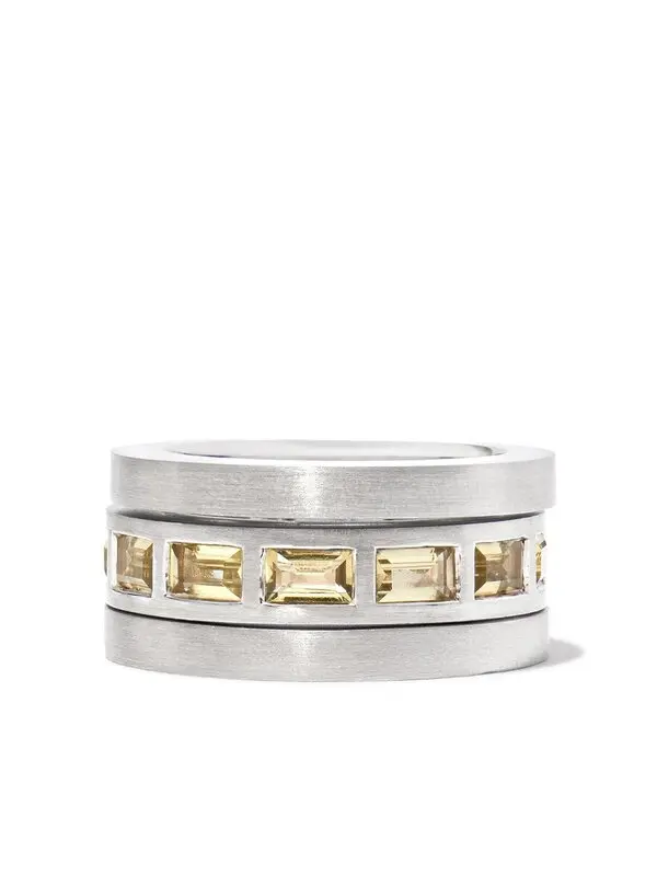 Tom Wood Double Arch Quartz Ring