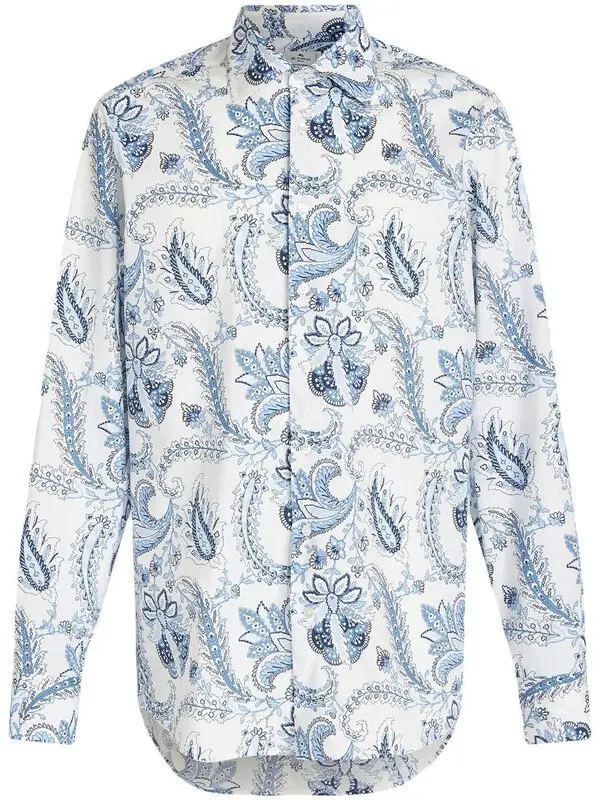 Etro Floral Paisley-print Shirt - White