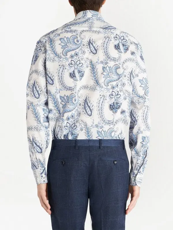 Etro Floral Paisley-print Shirt - White