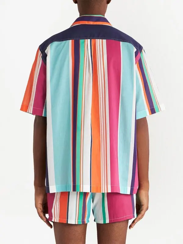 Etro Vertical-stripe Shirt - Blue