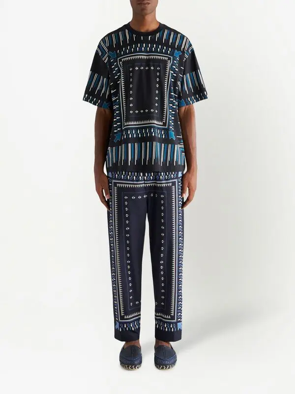 Etro Abstract-print Cotton T-shirt