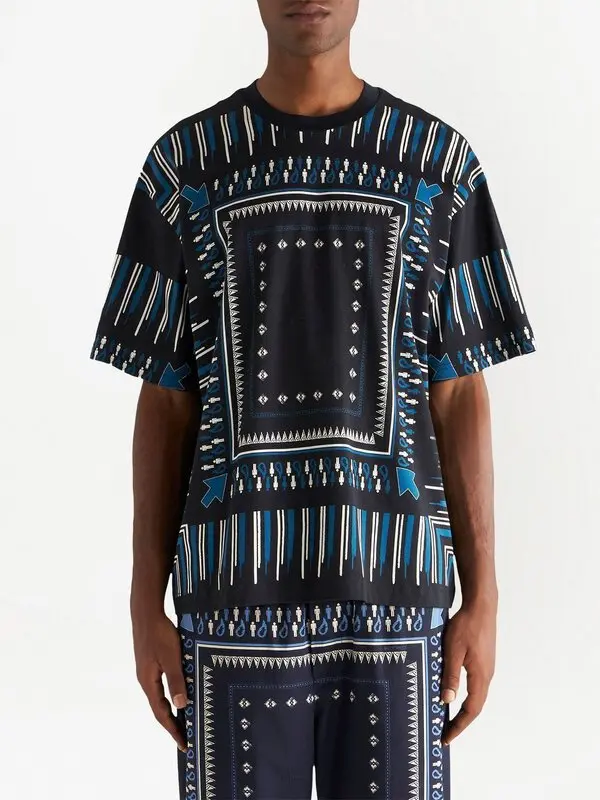 Etro Abstract-print Cotton T-shirt
