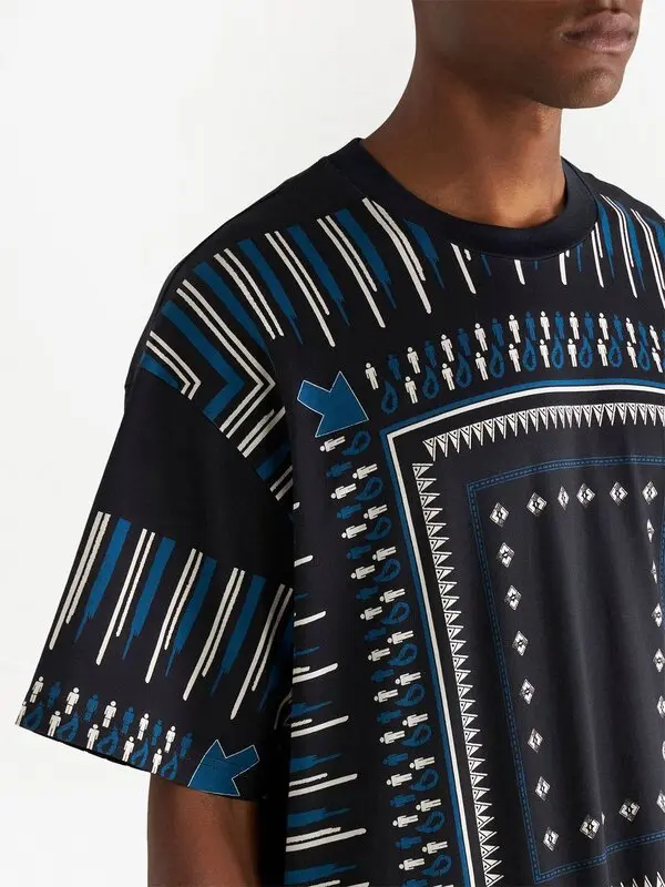 Etro Abstract-print Cotton T-shirt