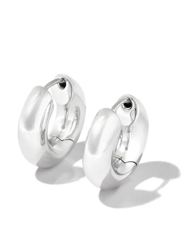 Tom Wood Small Hoop Earrings - Silver